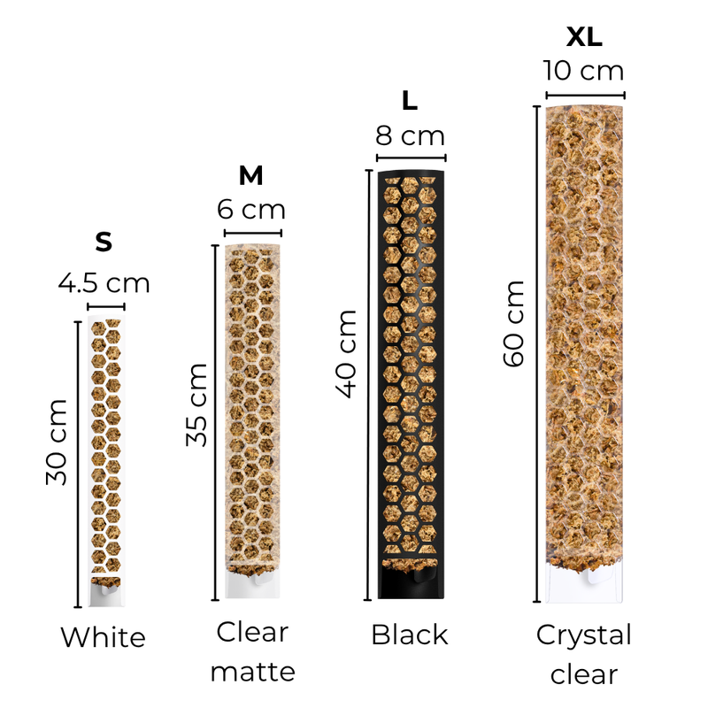 PlantScraper D-Shaped Moss Poles – Stackable Support for Climbing ...